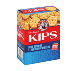 Bakers Kips Savoury Biscuits Beef Biltong 200g - Seamens Online Store ...