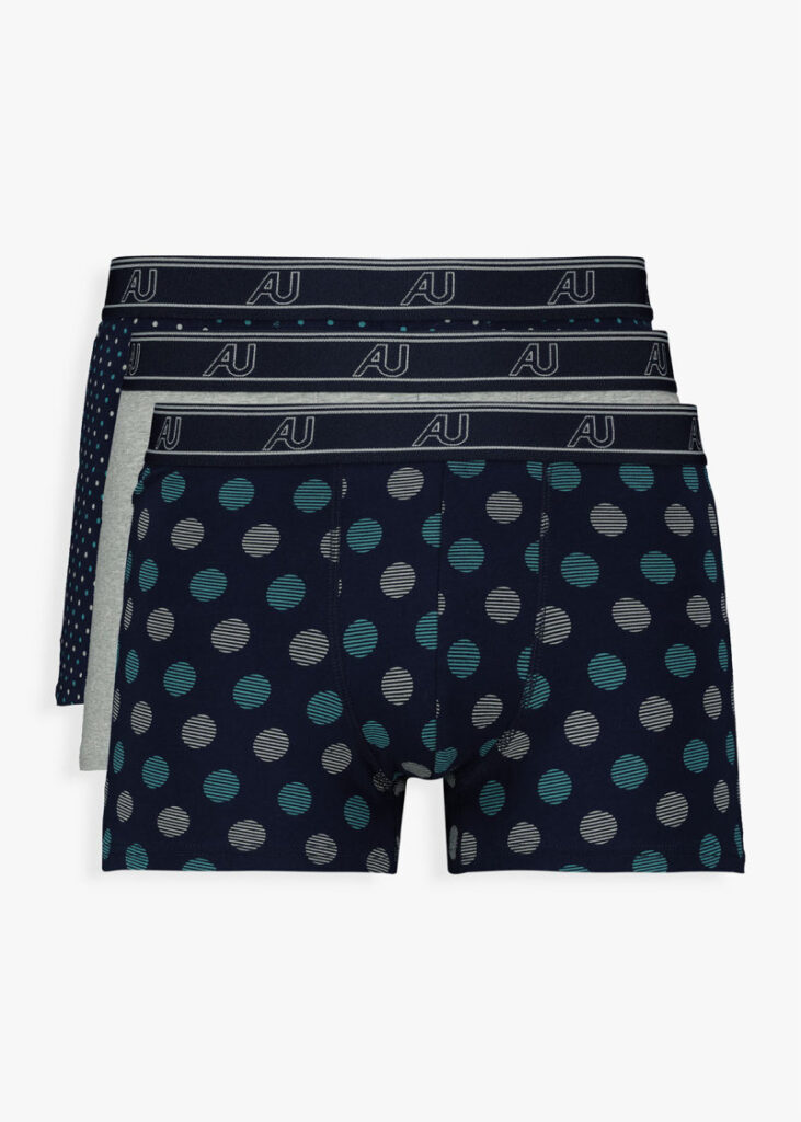 Spot Stretch Cotton Trunks 3 Pack - Seamens Online Store, Durban and ...