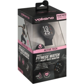 Volkano Active Tech Trend Smart Watch Black Round - Seamens Online ...